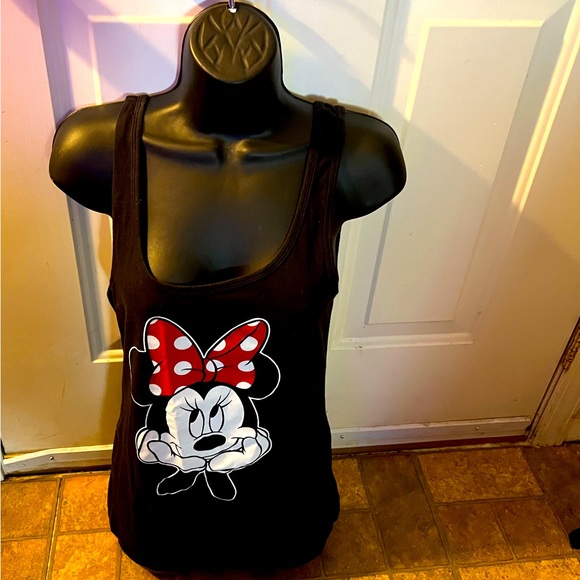 Disney | Tops | Disney Minnie Mouse Tank Top Size Large | Poshmark